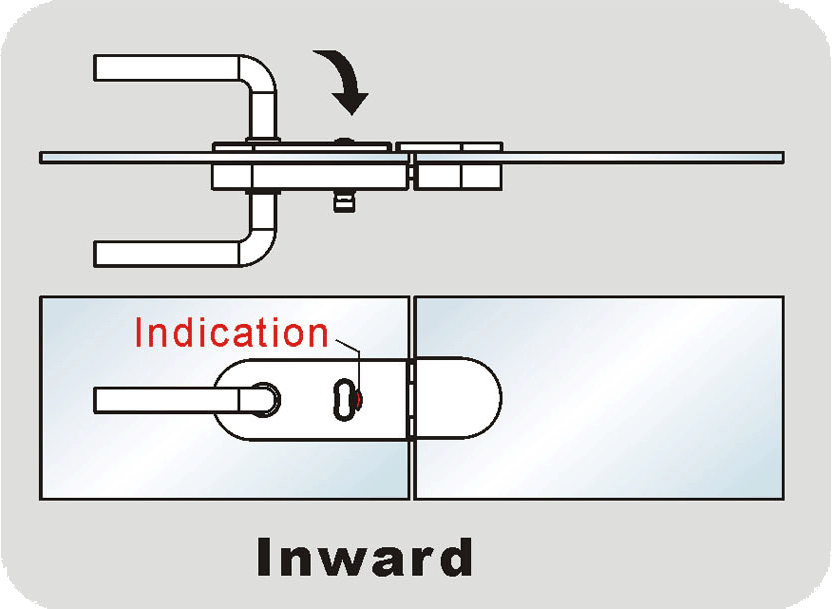 Showerroom Lever Lock - Indicator | Door Closer & Hardware | D&D